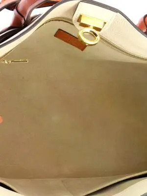 LOUIS VUITTON On My Side Monogram Tuffetage Leather Mm Tote Bag - Neutrals
