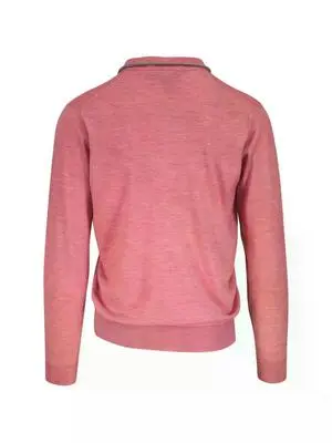 Peter Millar Excursionist Flex Quarter-zip Sweater - Pink