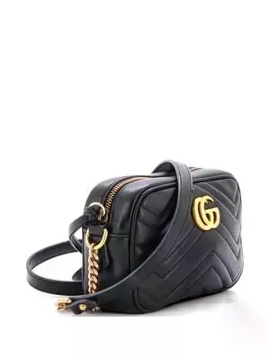 Gucci Gg Marmont Mini Crossbody Bag - Black