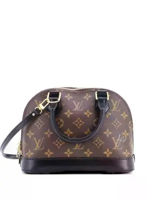 LOUIS VUITTON Alma Handbag My World Tour Monogram Canvas Bb