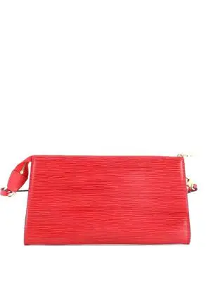 LOUIS VUITTON Pochette Accessoires Epi Leather Clutch Bag - Red