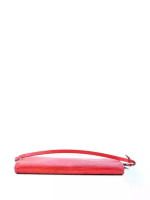 LOUIS VUITTON Pochette Accessoires Epi Leather Clutch Bag - Red