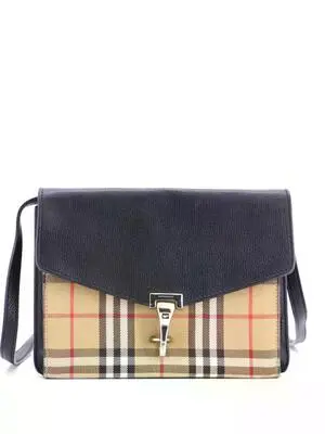Women's Burberry Vintage-check Canvas And Leather Bags