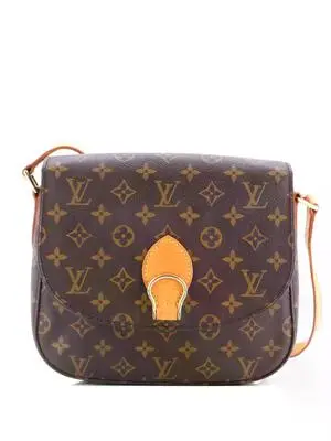 LOUIS VUITTON Saint Cloud Handbag Monogram Canvas Gm - Brown