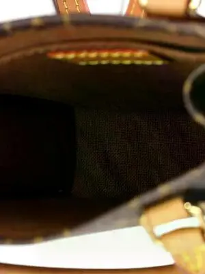 LOUIS VUITTON Petit Sac Plat Monogram Canvas Crossbody Bag - Brown