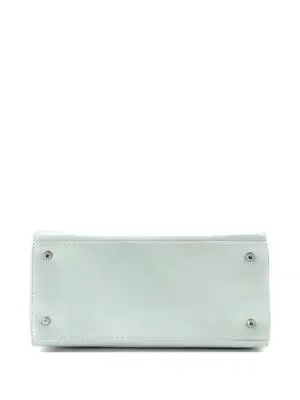 Dior Lady Bag Patent Medium Satchel - Blue
