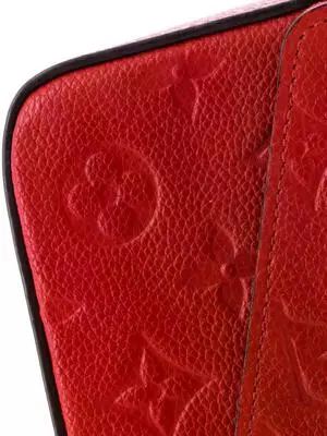 LOUIS VUITTON Felicie Pochette Monogram Empreinte Leather Crossbody Bag - Red