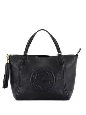 Gucci Soho Convertible Top Handle Bag - Black