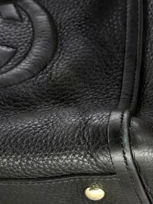 Gucci Soho Convertible Top Handle Bag - Black