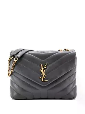 Saint Laurent Loulou Matelassé Chevron Small Shoulder Bag