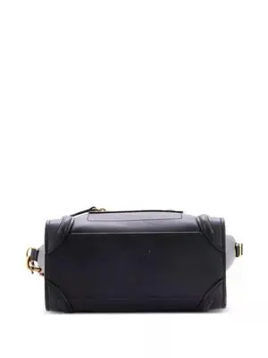 Celine Luggage Nano Crossbody Bag Smooth Leather - Black