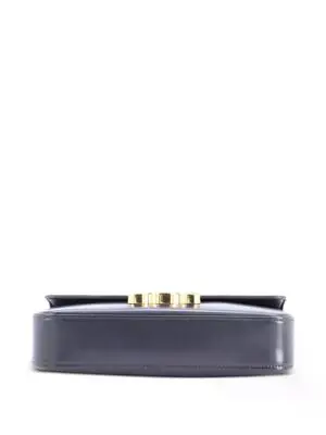 Celine Triomphe Chain Leather Small Shoulder Bag - Grey