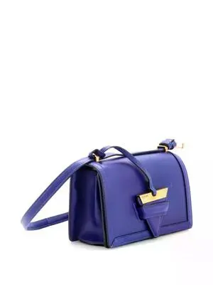 Loewe Barcelona Leather Small Crossbody Bag - Blue