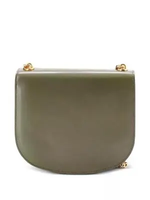 Celine Triomphe Besace Clea Chain Flap Bag - Green