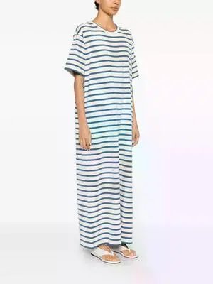 JIL SANDER Striped Maxi Dress - Neutrals