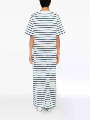 JIL SANDER Striped Maxi Dress - Neutrals