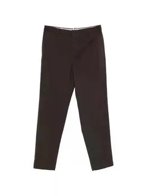 PT TORINO Belt-loops Straight-leg Trousers - Brown