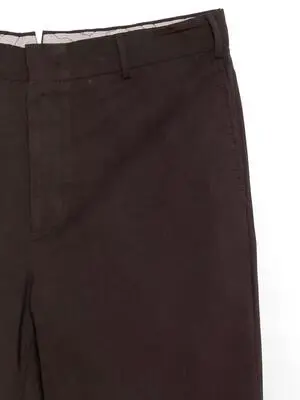 PT TORINO Belt-loops Straight-leg Trousers - Brown