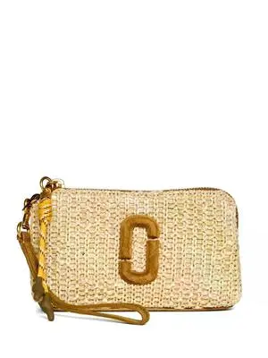 Marc Jacobs Wristlet Woven Clutch - Neutrals