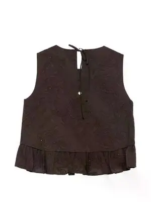 Liu Jo Sequin-embellished Embroidered Top