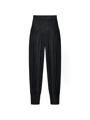 Issey Miyake Pleated Tapered Trousers