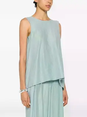 ELEH Sleeveless Flared Blouse