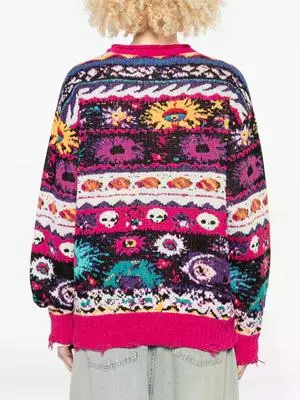 R13 Jacquard Patterned Sweater