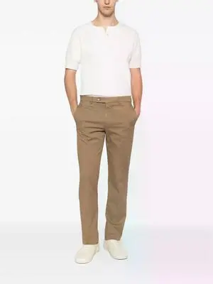 BERWICH Vullcano Slim-cut Trousers - Neutrals