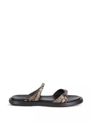 POEVE Laila Snakeskin-effect Sandals