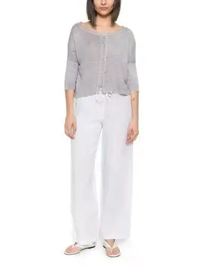 Avant Toi Fine-knit Button-up Cardigan