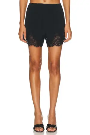Black Lace Shorts