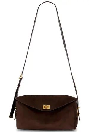Balenciaga Vii So Medium Shoulder Bag - Moka & Ruby