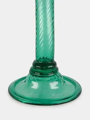 GORDIOLA Palm Tree Glass Candelabra