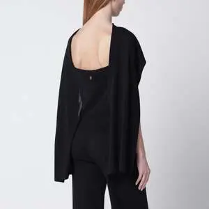 Alberta Ferretti Top With Chiffon Sleeves