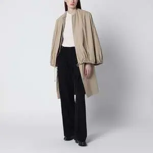 TOTEME Cotton Cape Coat - Beige