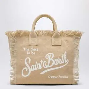 MC2 SAINT BARTH Colette Cotton Tote - Beige