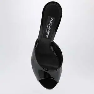 Dolce & Gabbana Keira Patent Mules - Black