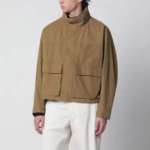 LEMAIRE Short Hooded Cotton Parka - Brown
