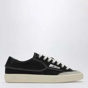 AUTRY Windscape Low Canvas And Suede Sneakers - Black