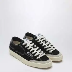 AUTRY Windscape Low Canvas And Suede Sneakers - Black