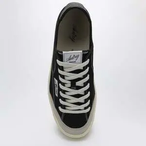 AUTRY Windscape Low Canvas And Suede Sneakers - Black