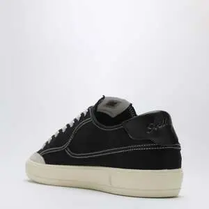 AUTRY Windscape Low Canvas And Suede Sneakers - Black