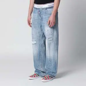 Dsquared2 Light-wash Denim Jogger Jeans