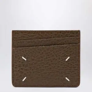 MAISON MARGIELA Four Stitches Calfskin Card Holder - Brown