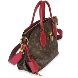 LOUIS VUITTON Monogram Canvas Flower Zipped Tote Pm - Brown