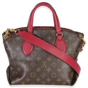 LOUIS VUITTON Monogram Canvas Flower Zipped Tote Pm - Brown