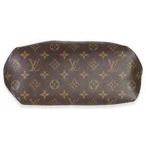 LOUIS VUITTON Monogram Canvas Flower Zipped Tote Pm - Brown