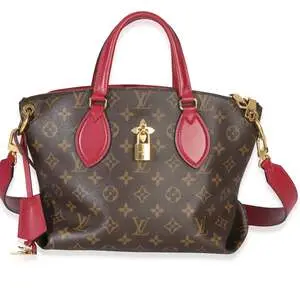 LOUIS VUITTON Monogram Canvas Flower Zipped Tote Pm - Brown