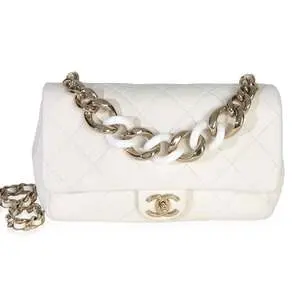 CHANEL Chanel Quilted Lambskin Chain Flap Bag