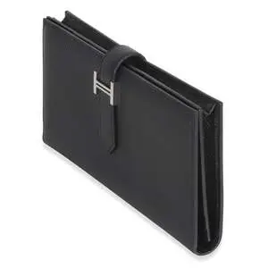 Hermès Epsom Bearn Wallet Phw - Black